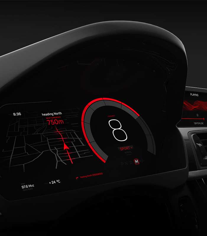 Instrument Cluster | Digital instrument cluster for EV Vehicles